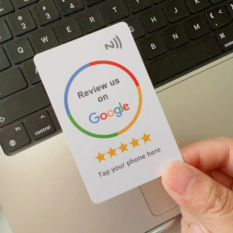 Digital Contactless NFC Google Review Tap Card - Boost Review - RFID Wise